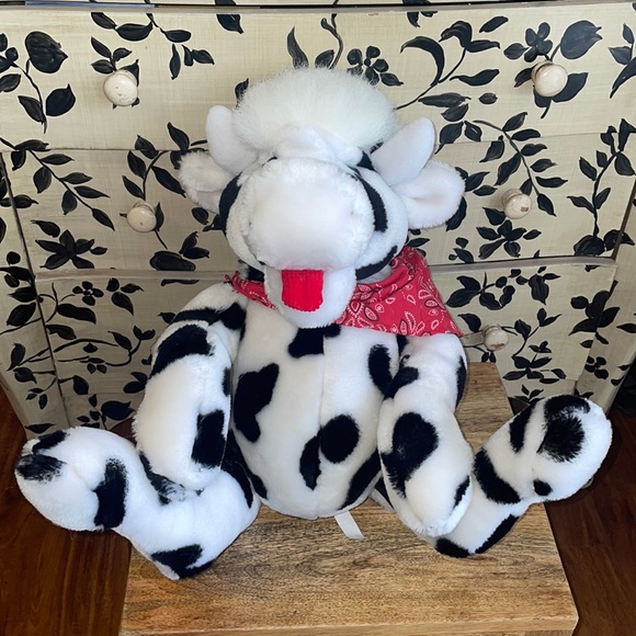 GANZ | Toys | Vintage Ganz Cow Plush Puppet Heritage Collection | Poshmark